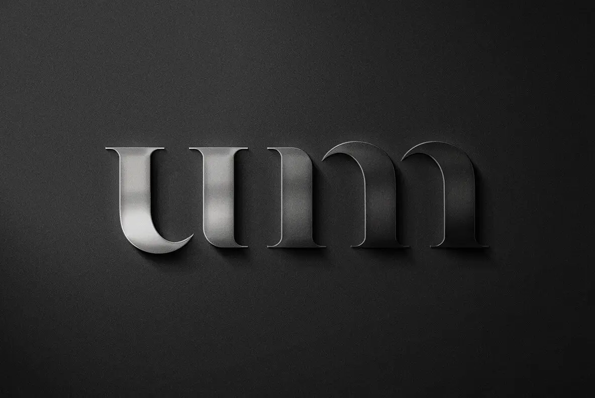 Stylish Steel Logo Mockup - YouWorkForThem