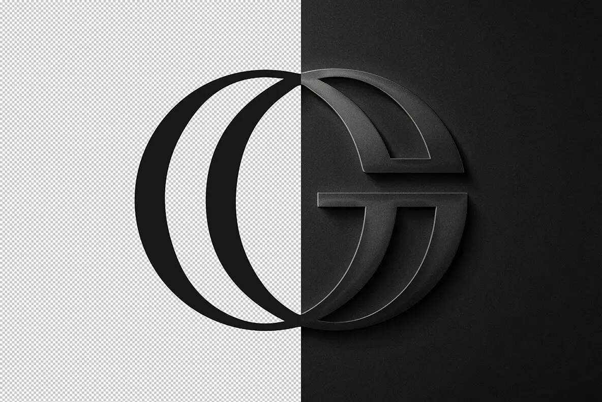 Stylish Steel Logo Mockup - YouWorkForThem