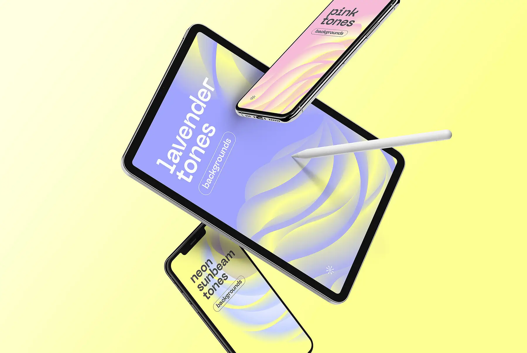 Neon Sunbeam Gradient Backgrounds Graphics - YouWorkForThem