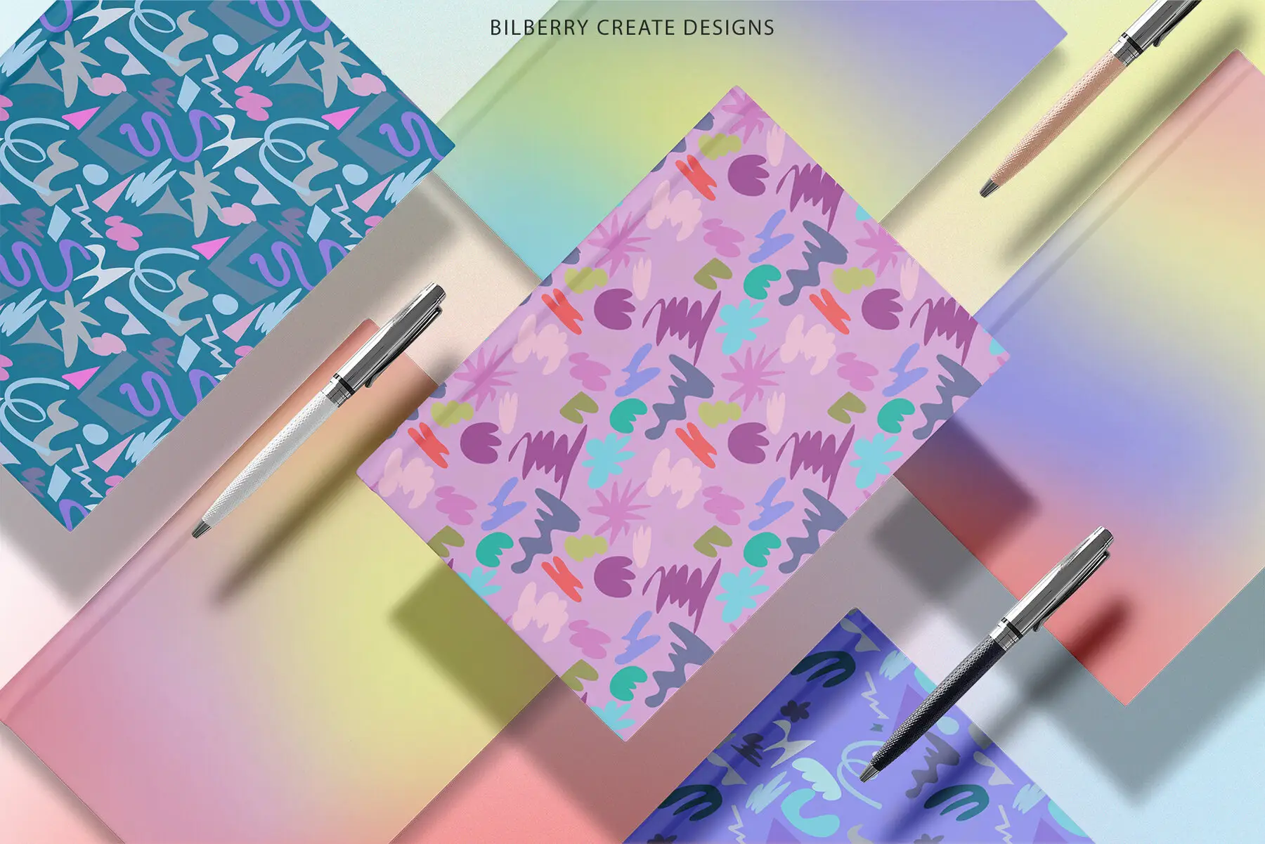 Playful Abstract Forms Posters Graphics - YouWorkForThem