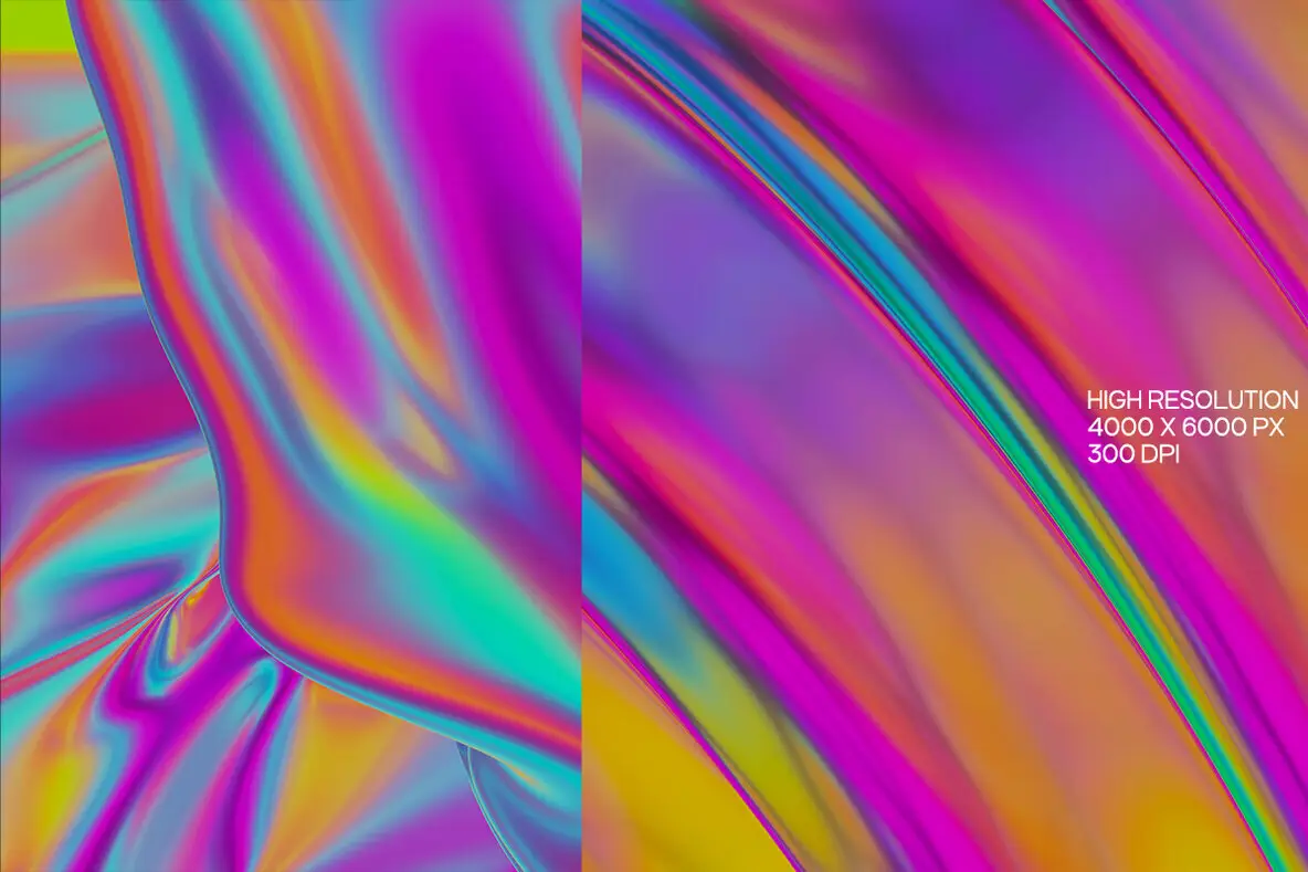 Trippy - Colorful Liquid Textures Abstract - YouWorkForThem