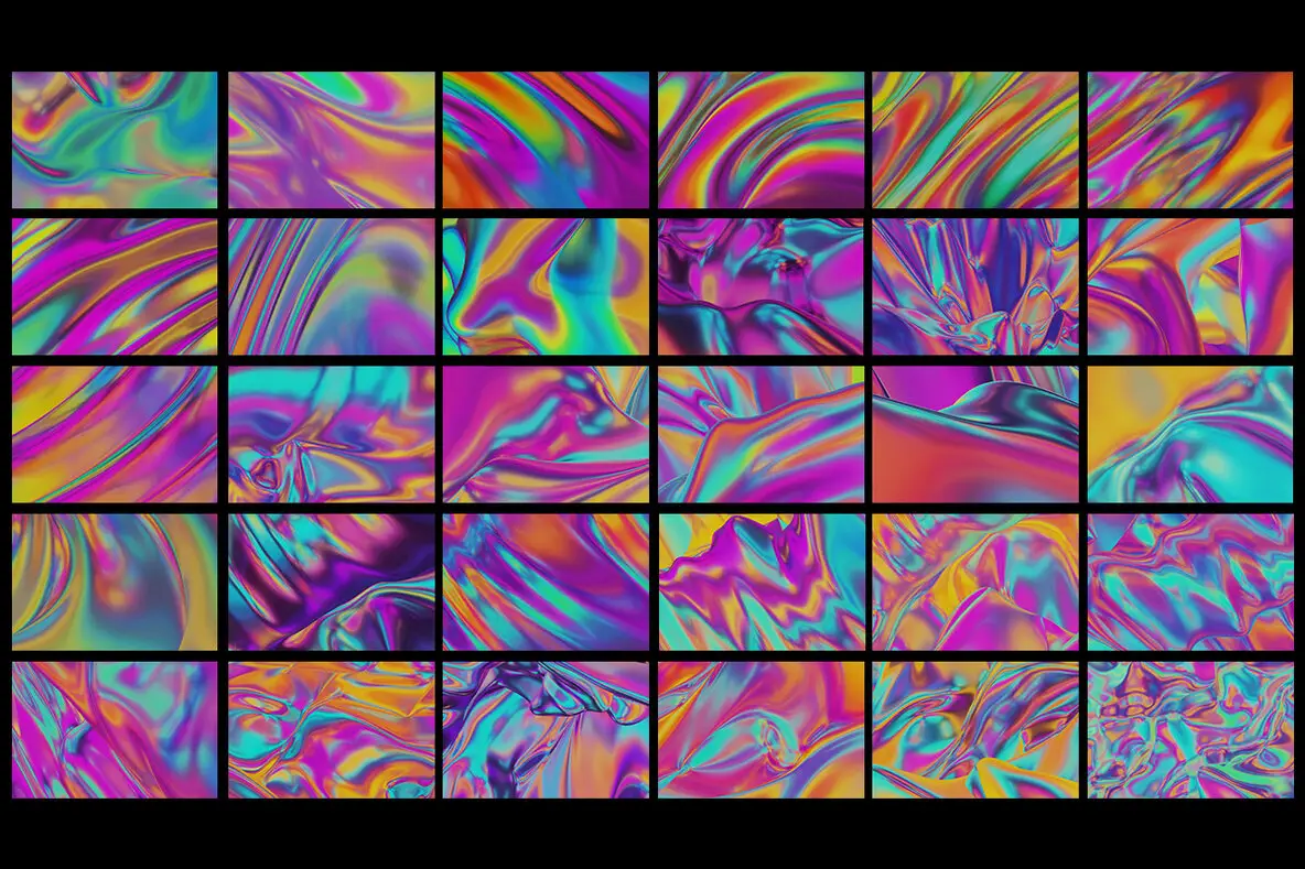 Trippy - Colorful Liquid Textures Graphics - YouWorkForThem