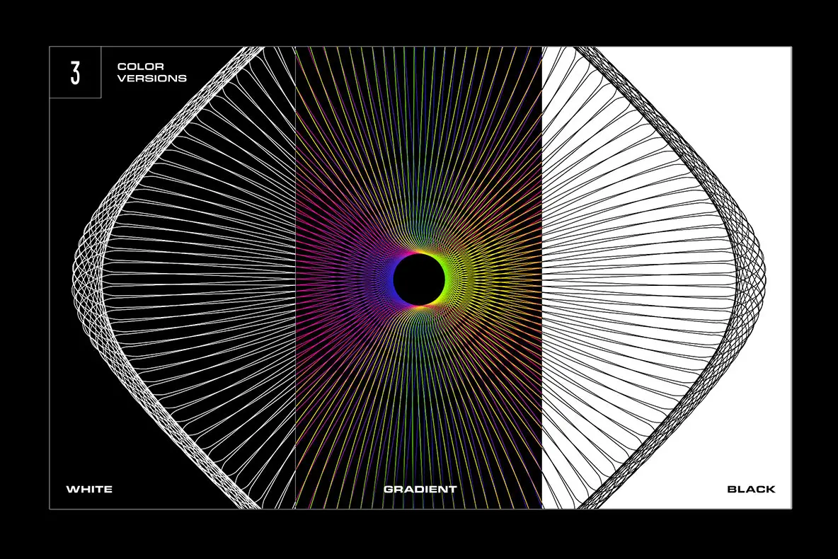 120 Geometric Vectors Abstract - YouWorkForThem