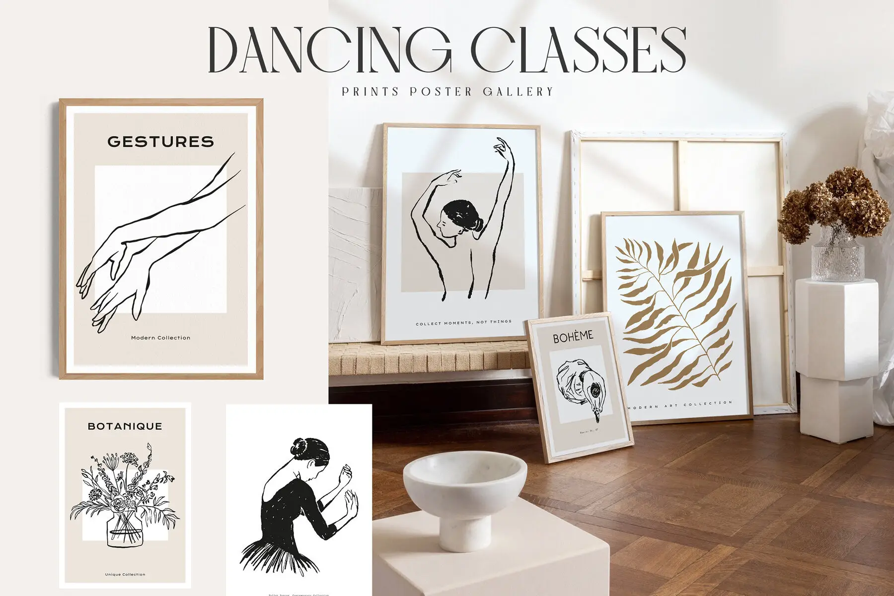 Modern Dance Prints Posters Illustrations - YouWorkForThem