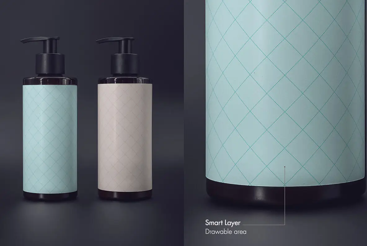 Dual Cosmetics Dispenser Mockup Mockups - YouWorkForThem