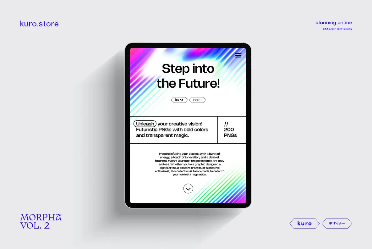 Morpha Retro Gradient Texture Vol.2 Graphics - YouWorkForThem