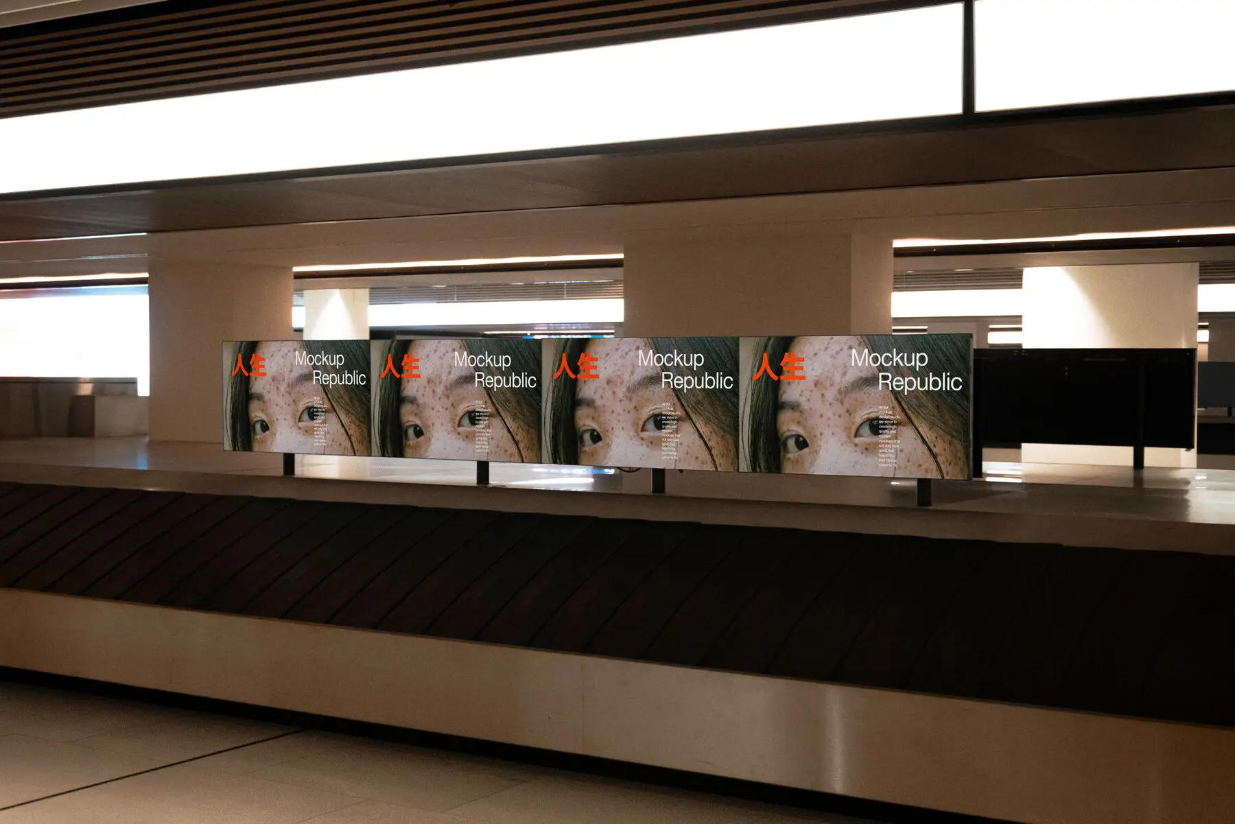 Airport Screen Mockup 001 Graphics - YouWorkForThem