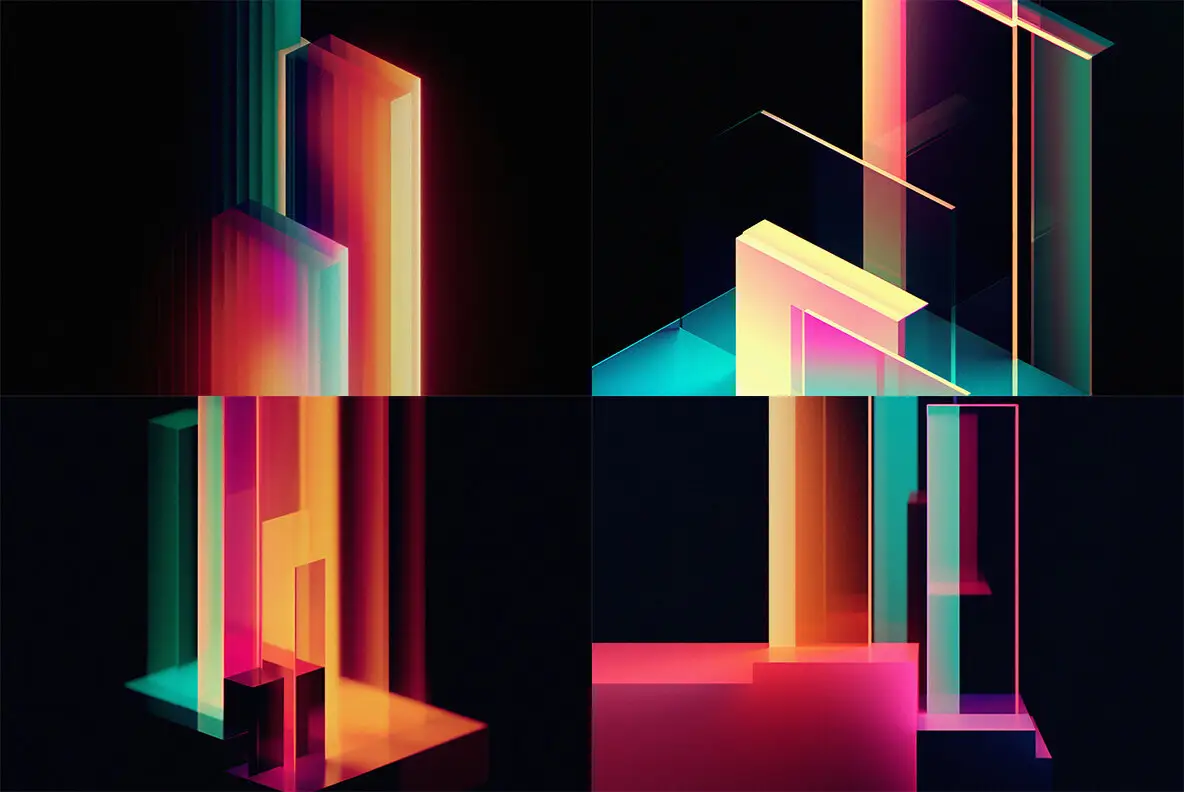 Chromatic Glass Abstract Backgrounds Abstract - YouWorkForThem