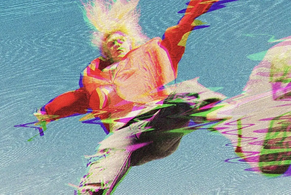 Error Glitch Photo Effect Font - FontPath