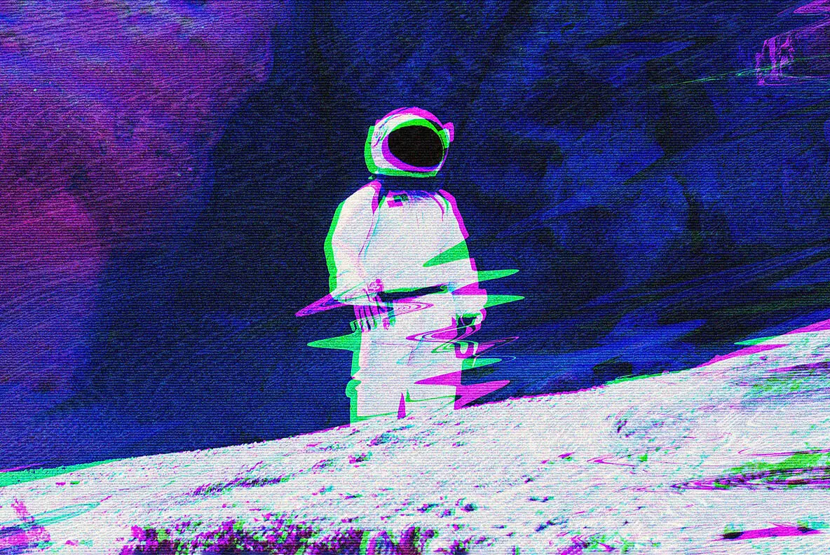 Error Glitch Photo Effect - YouWorkForThem