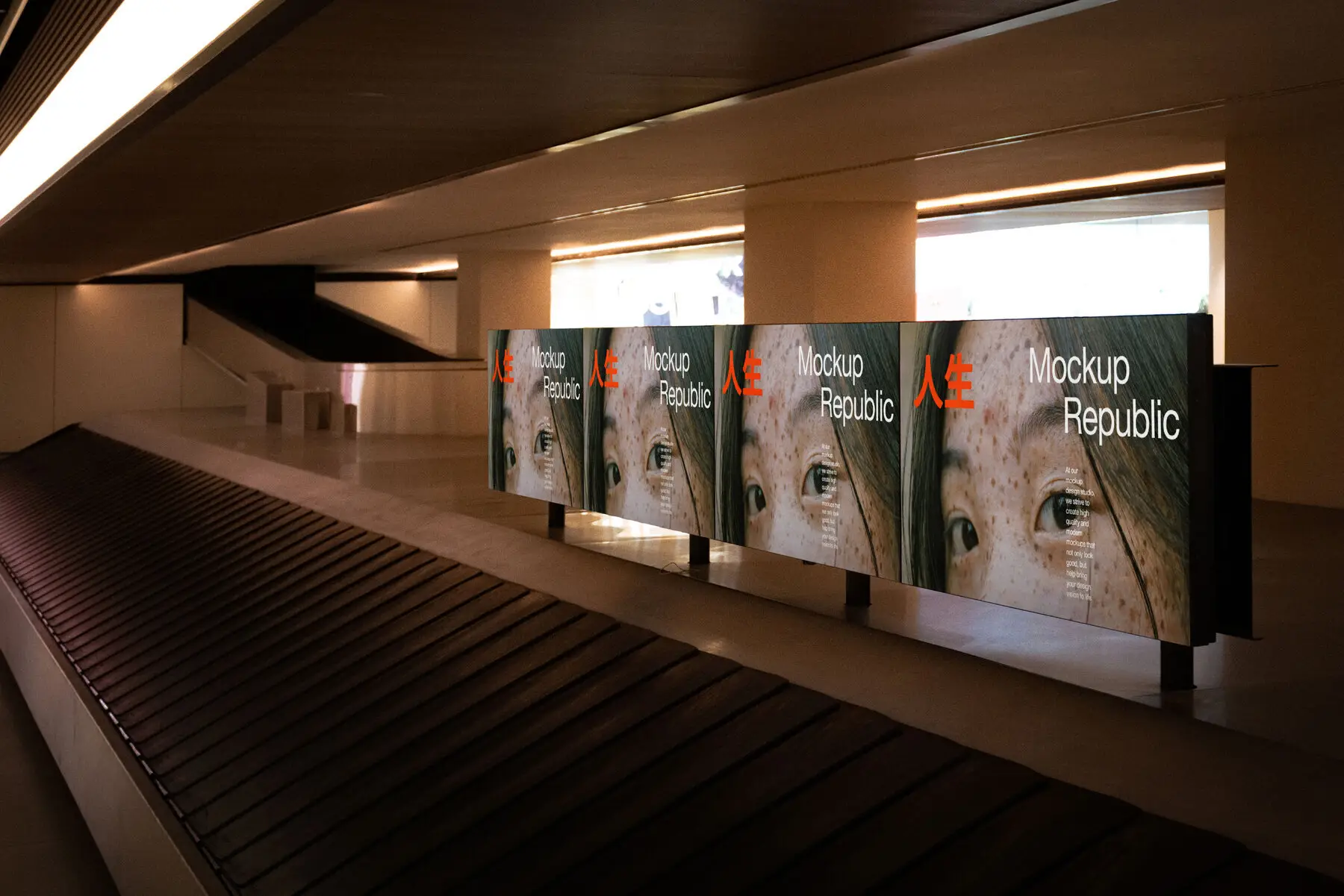 Airport Screen Mockup 003 Mockups - YouWorkForThem
