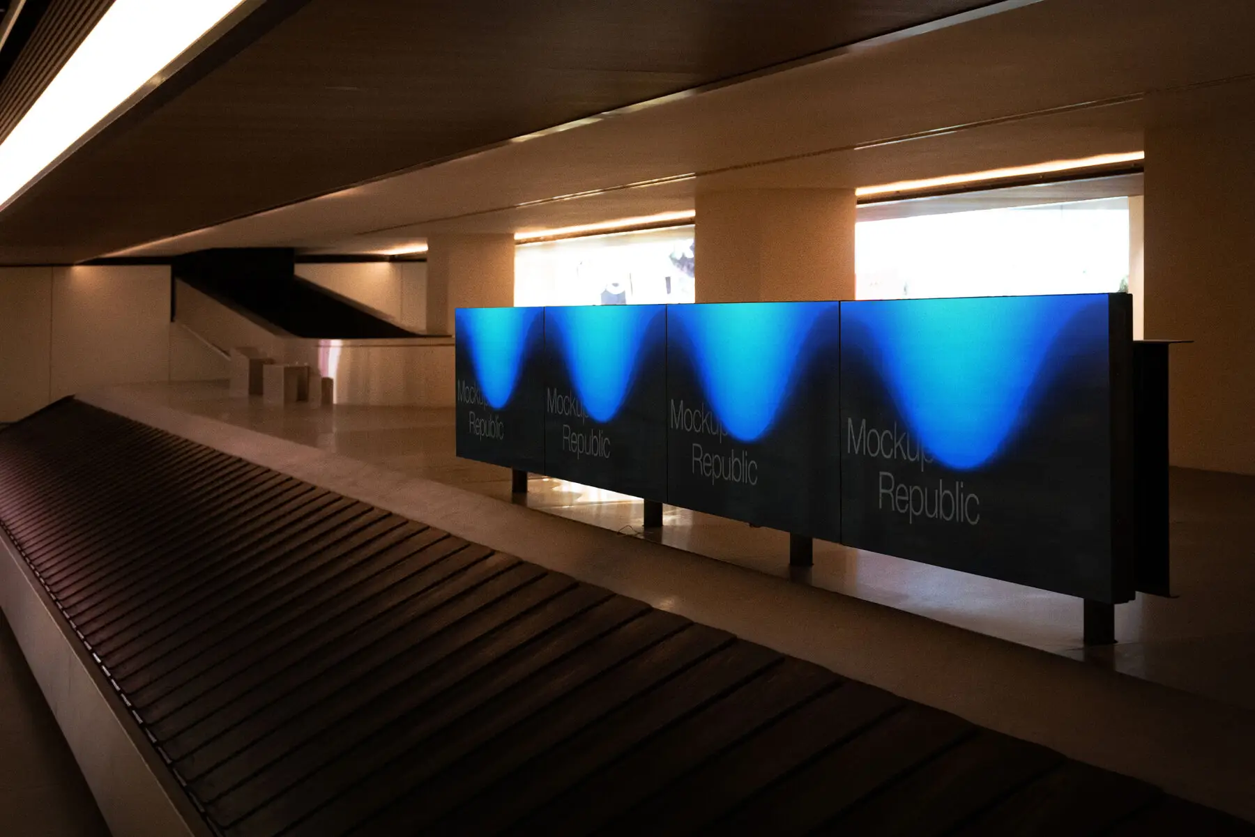 Airport Screen Mockup 003 Graphics - YouWorkForThem