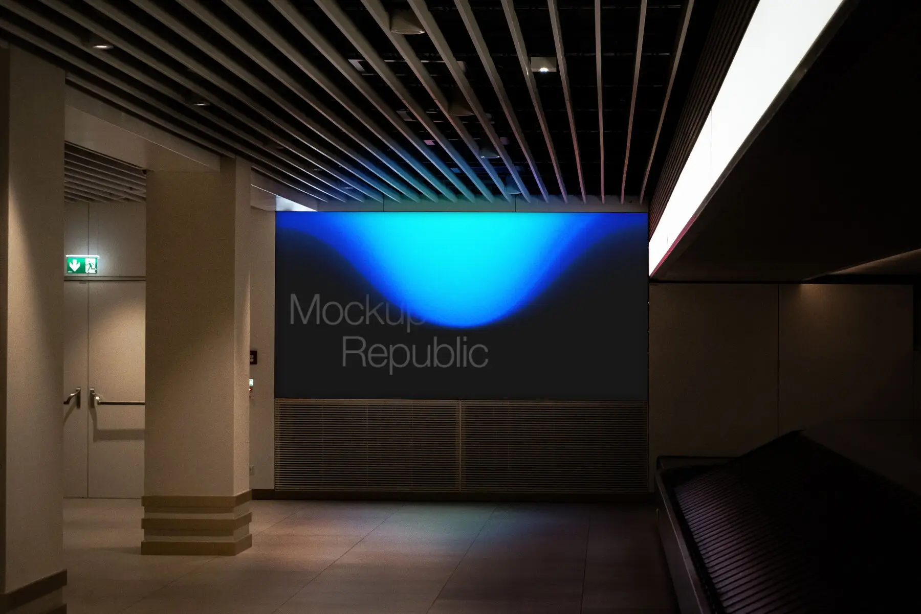 Airport Screen Mockup 004 Mockups - YouWorkForThem