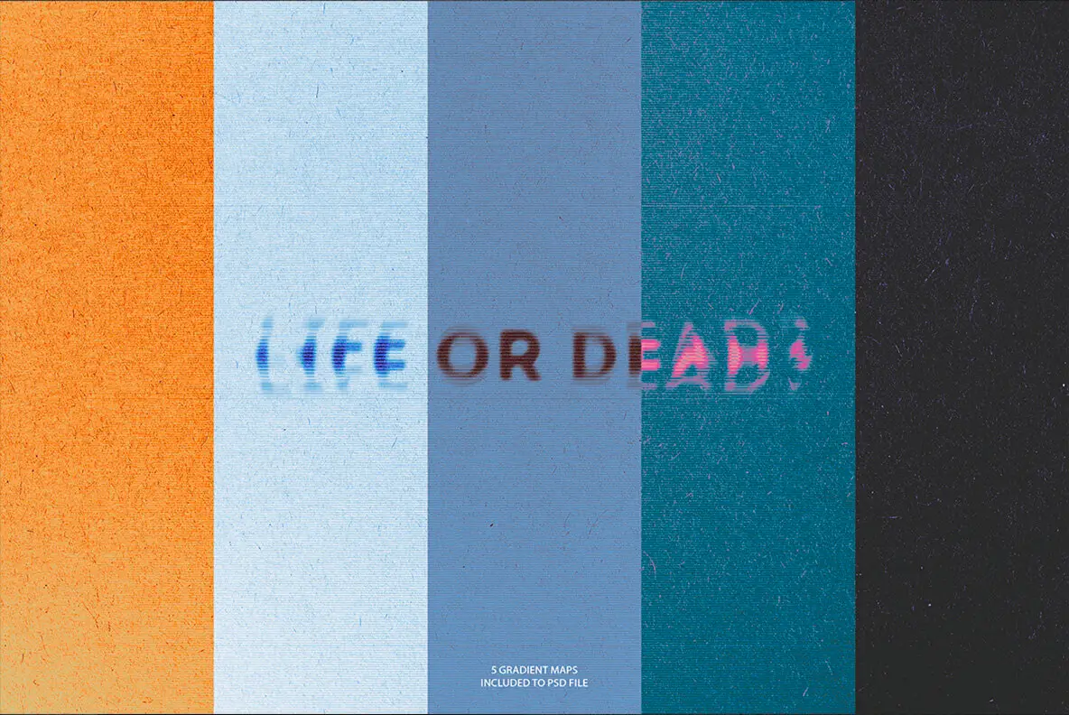 Ghosted Distortion Text Effect - YouWorkForThem