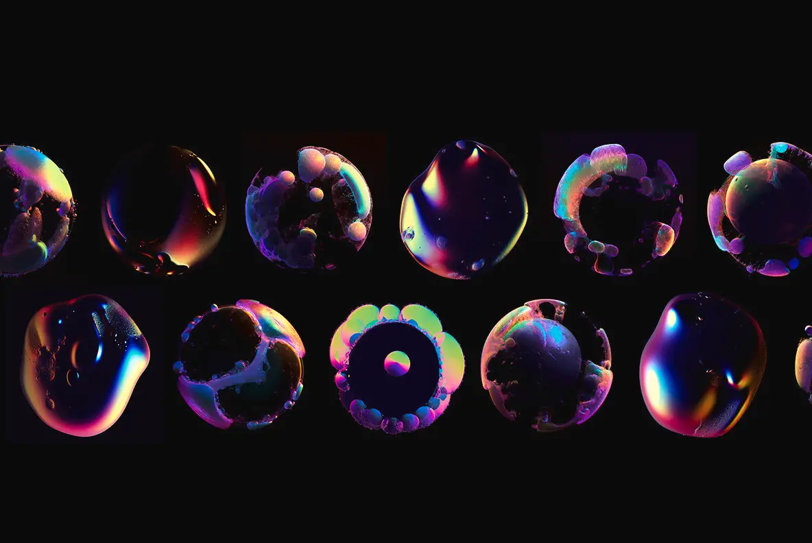 BIOMORPH Abstract Backgrounds Graphics - YouWorkForThem