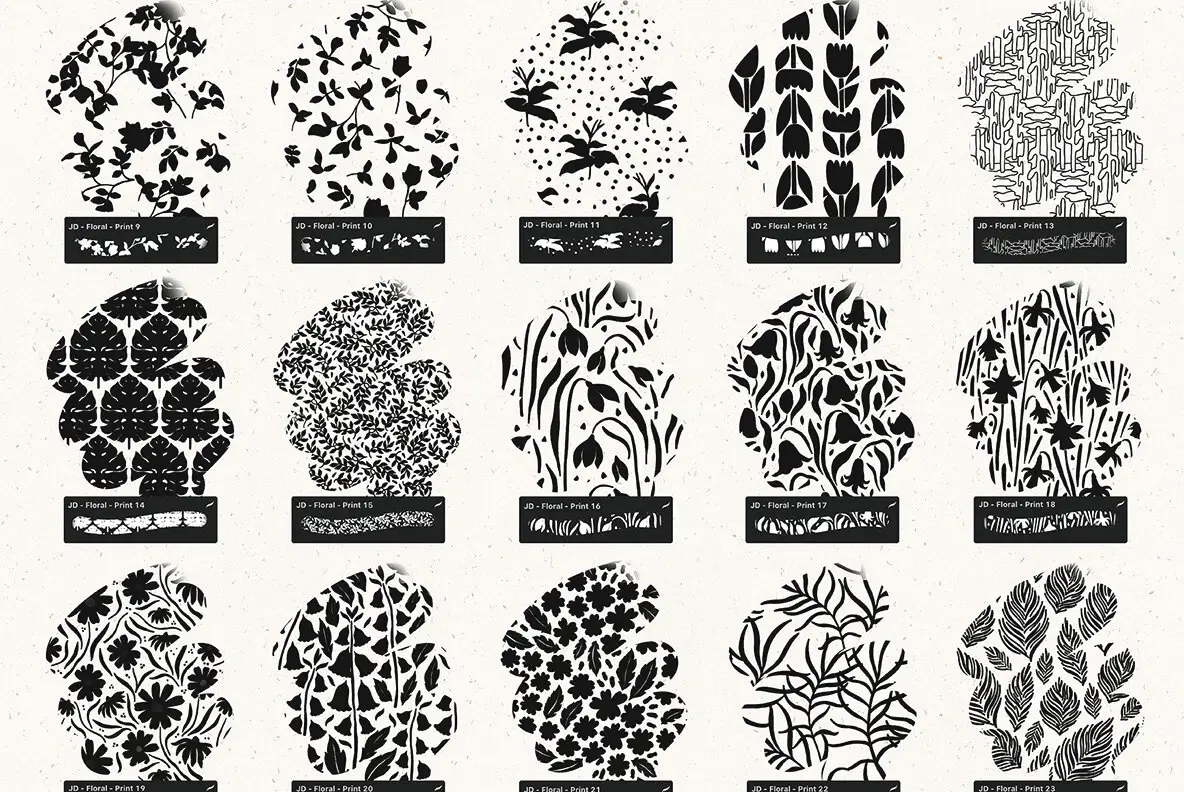 Pattern Brushes For Procreate Vol 1 - YouWorkForThem