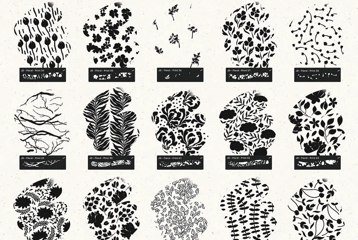 Pattern Brushes For Procreate Vol 1 - YouWorkForThem