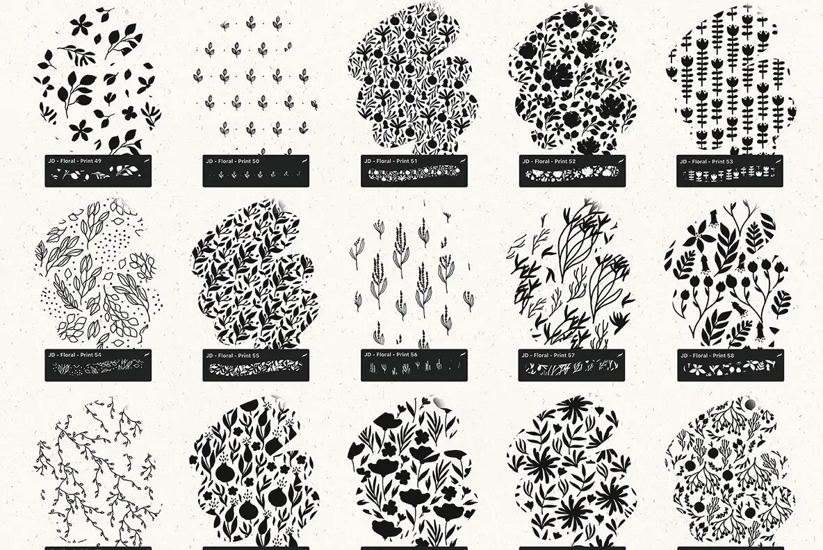 Pattern Brushes For Procreate Vol 1 - YouWorkForThem