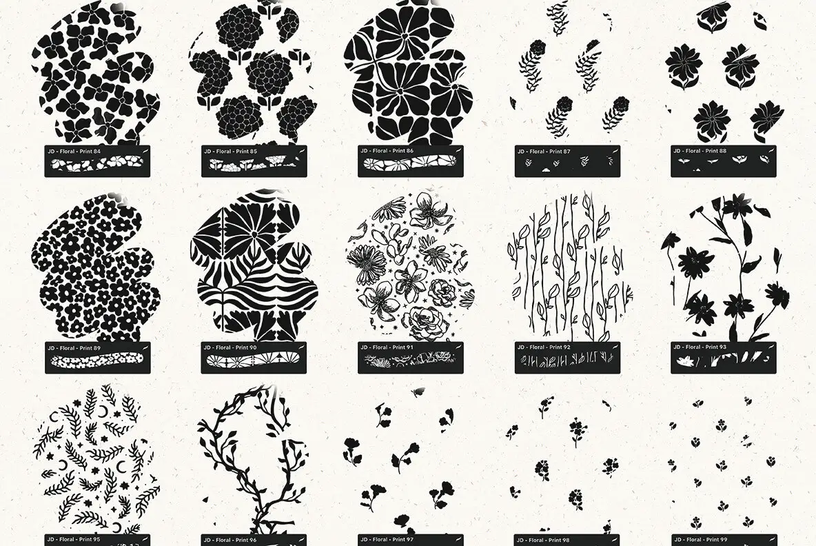 Pattern Brushes For Procreate Vol 1 - YouWorkForThem