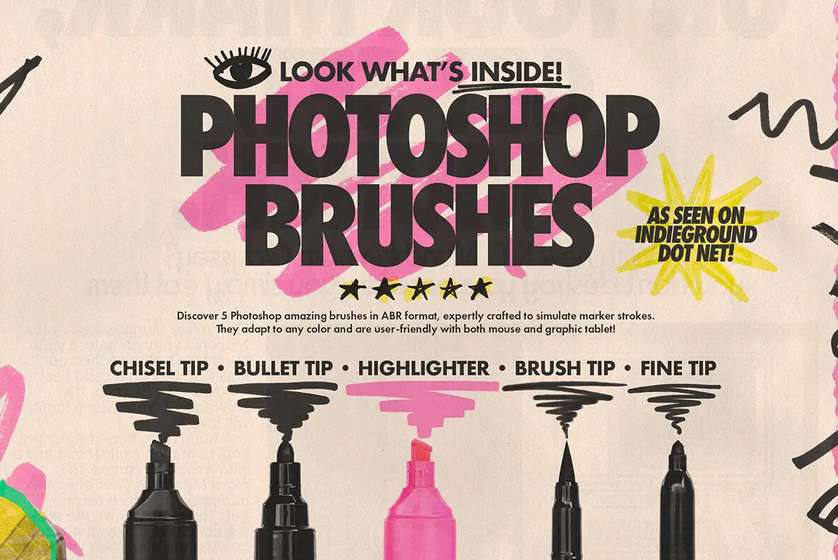 Markers Kit Graphics - YouWorkForThem