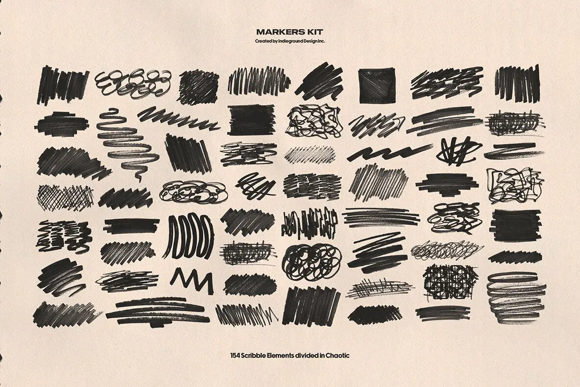 Markers Kit Graphics - YouWorkForThem