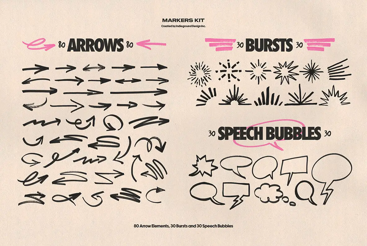 Markers Kit Objects - YouWorkForThem