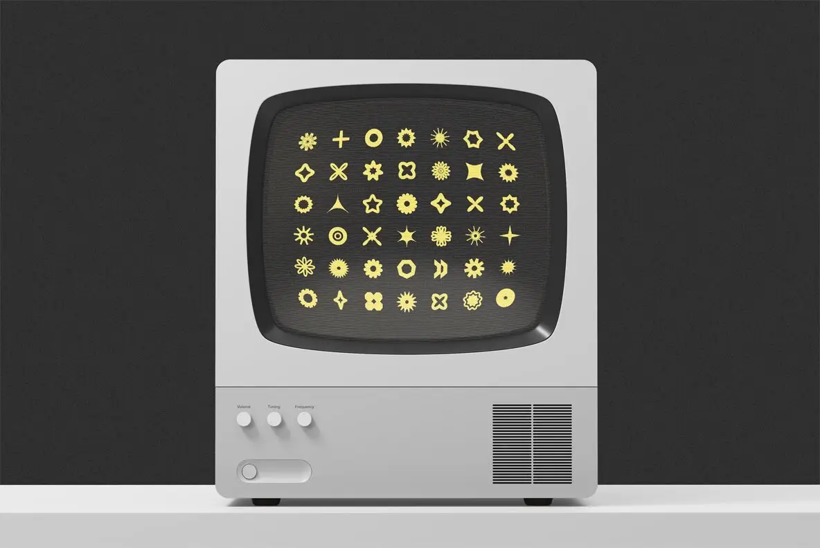 Abstract Geometry Elements Icons - YouWorkForThem