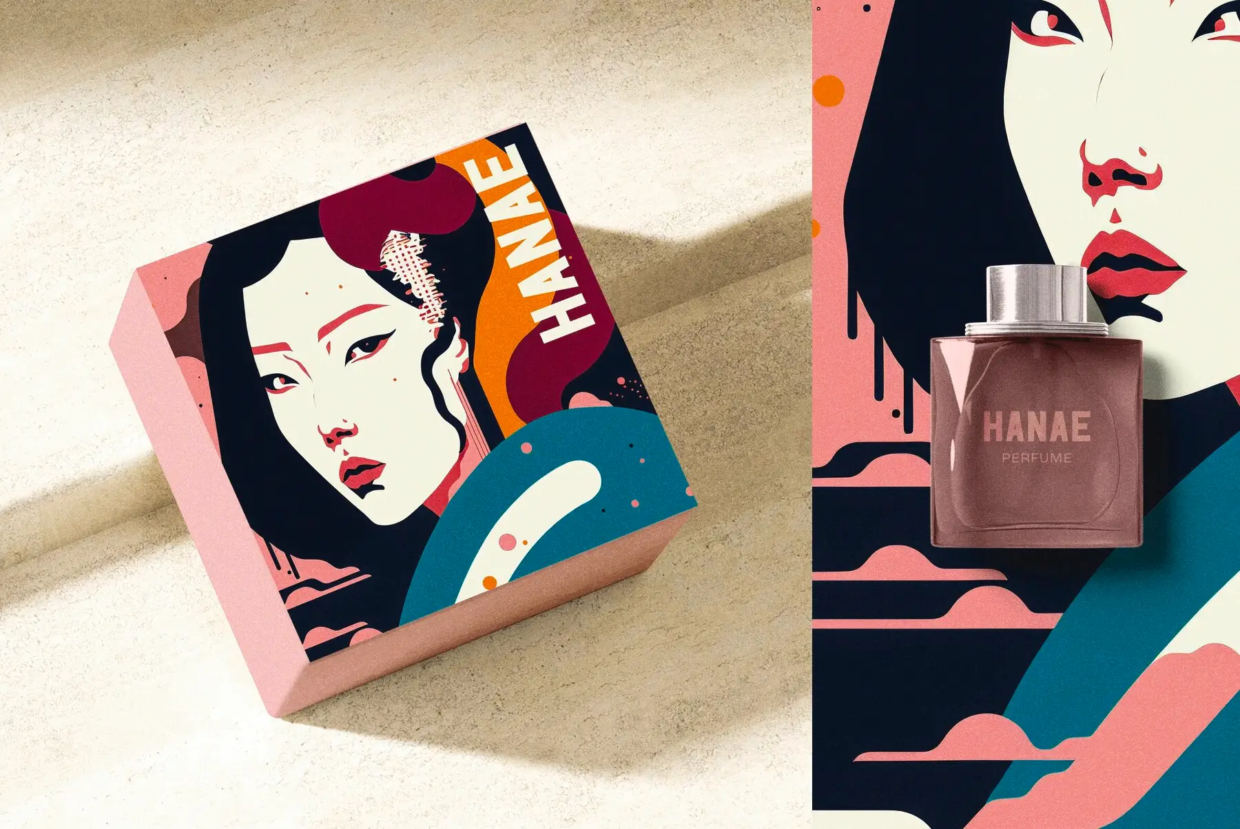 Geometric Anime Portraits: Explore a Cyberpunk-Retro Fusion in Your ...