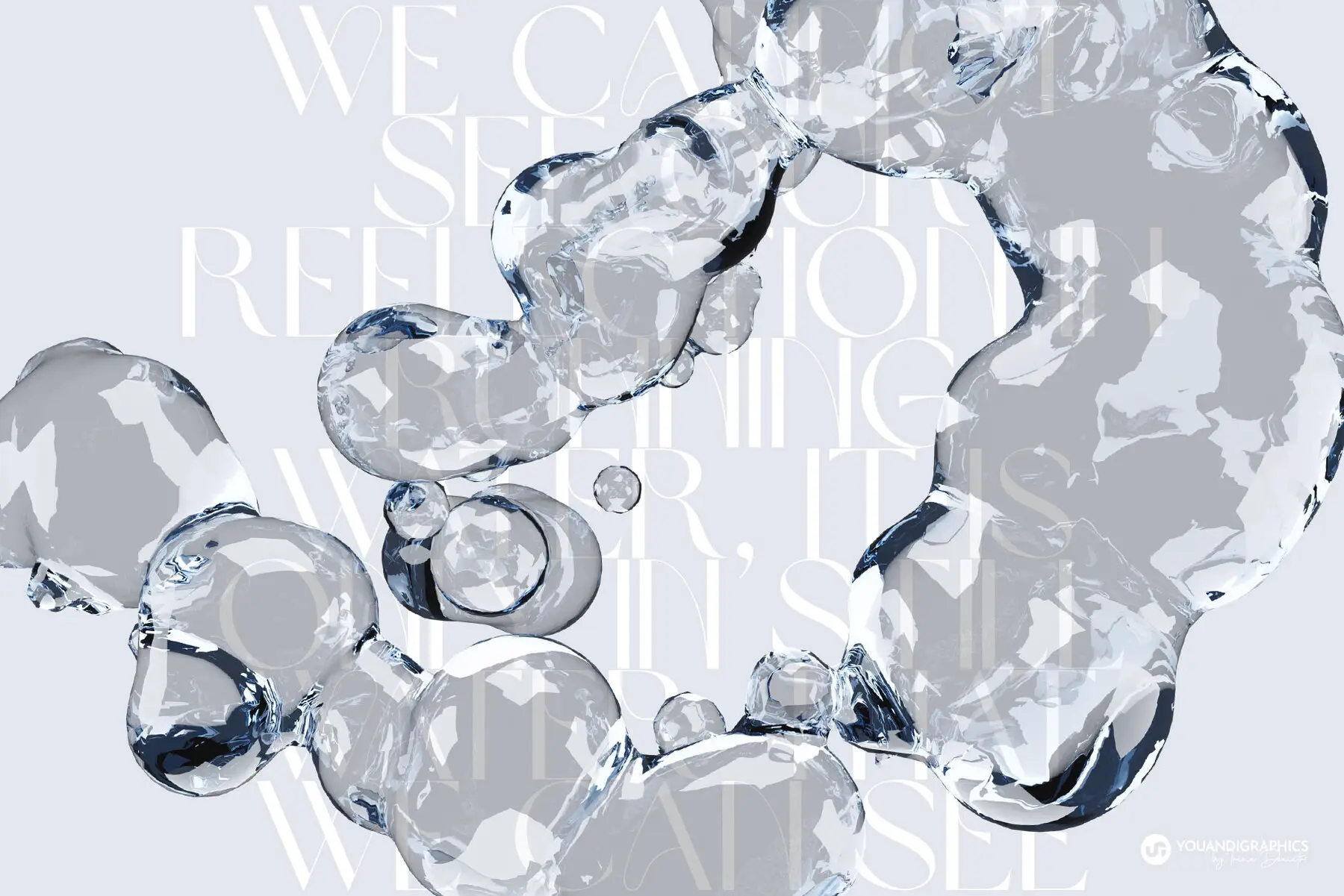 Water 3D Overlays with Transparency 3D - YouWorkForThem