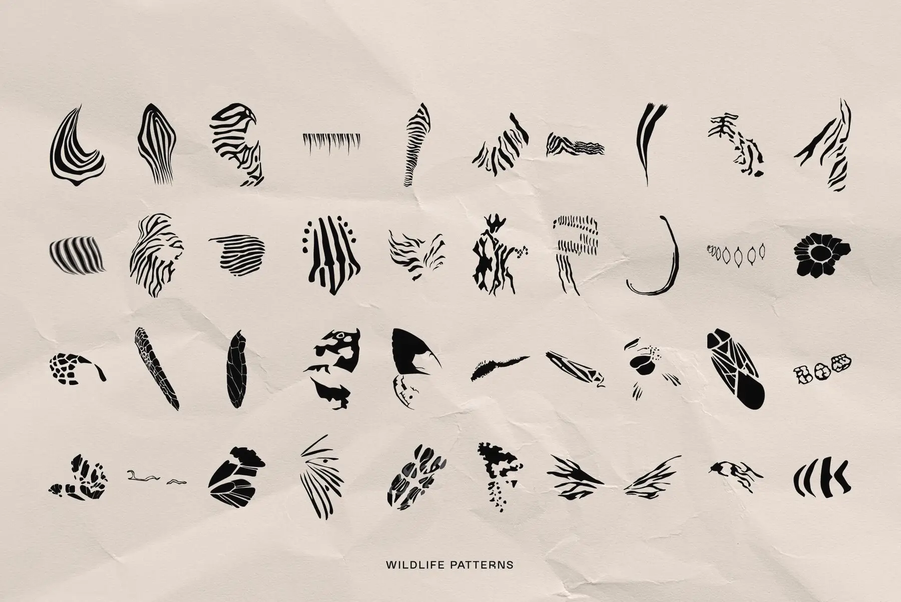 Wild Life Patterns: Nature-Inspired Vector Artistry for Design Projects ...