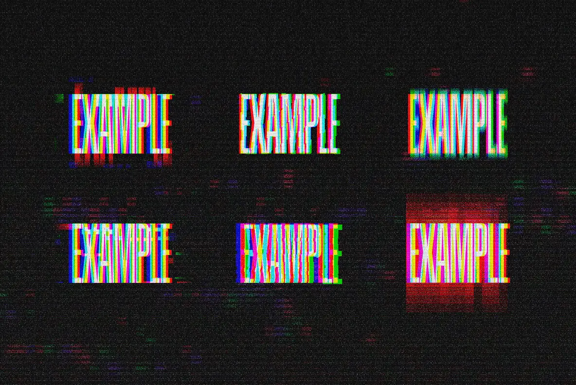 Glitch Effects Bundle - YouWorkForThem