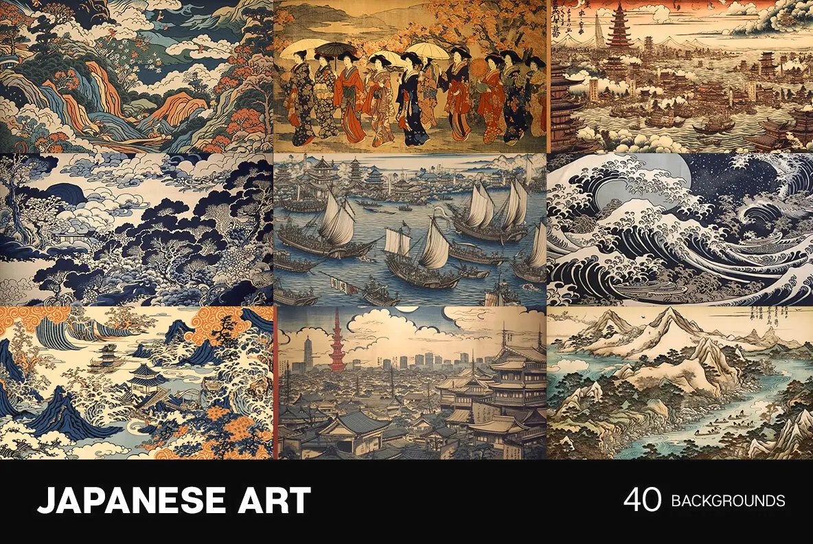 Japanese art Graphics - YouWorkForThem