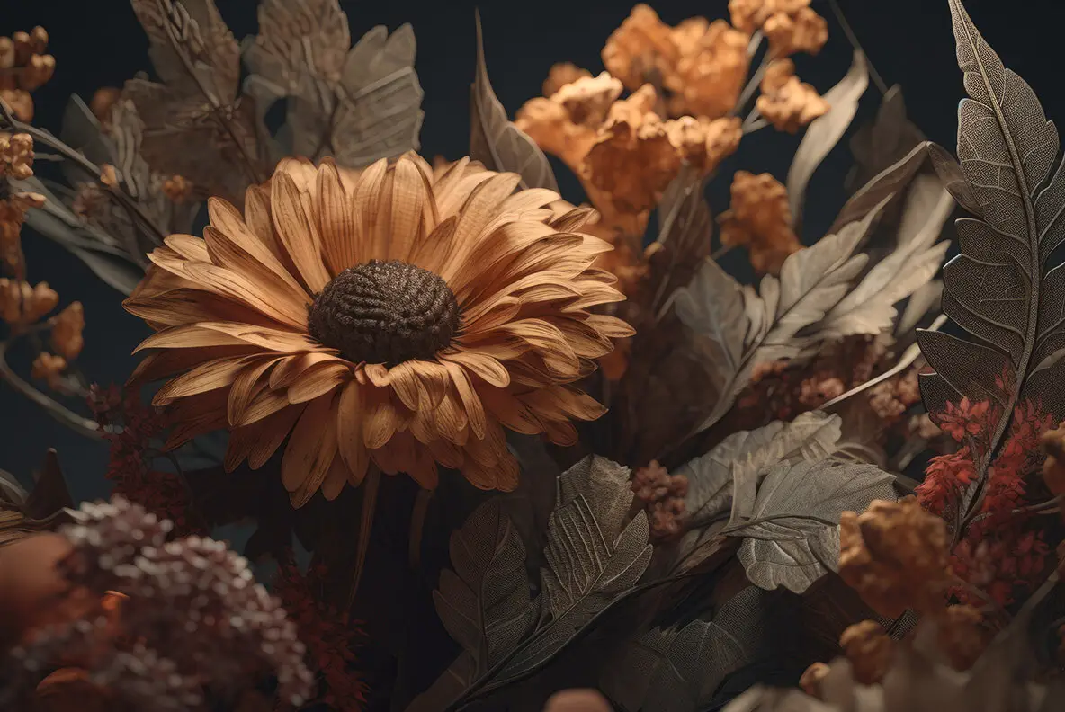 Vintage Flowers Nature - YouWorkForThem