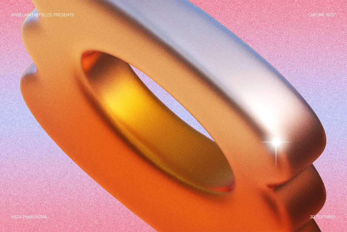 3D Chrome Rust Objects Graphics - YouWorkForThem