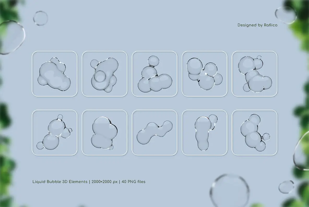 Liquid Bubble 3D Graphics - YouWorkForThem