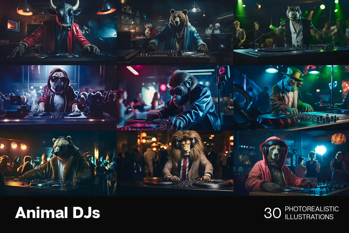 Animal DJs Animals - YouWorkForThem