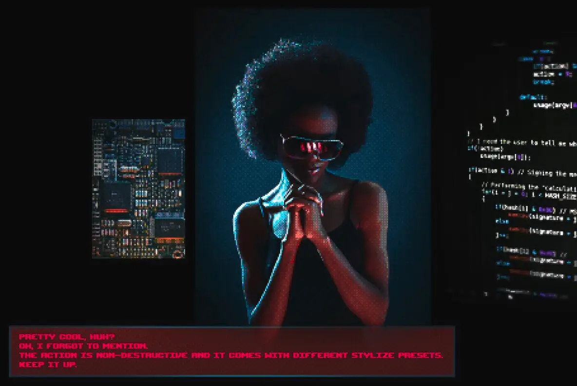 Dither Joint Effect Action - YouWorkForThem