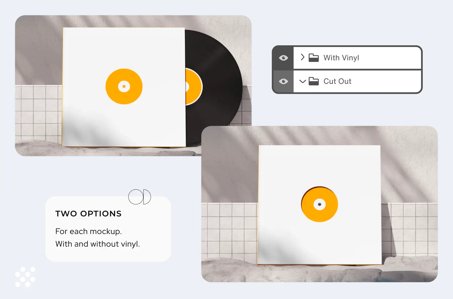 Vinyl Mockup - 10 Summer Time Scenes Graphics - YouWorkForThem