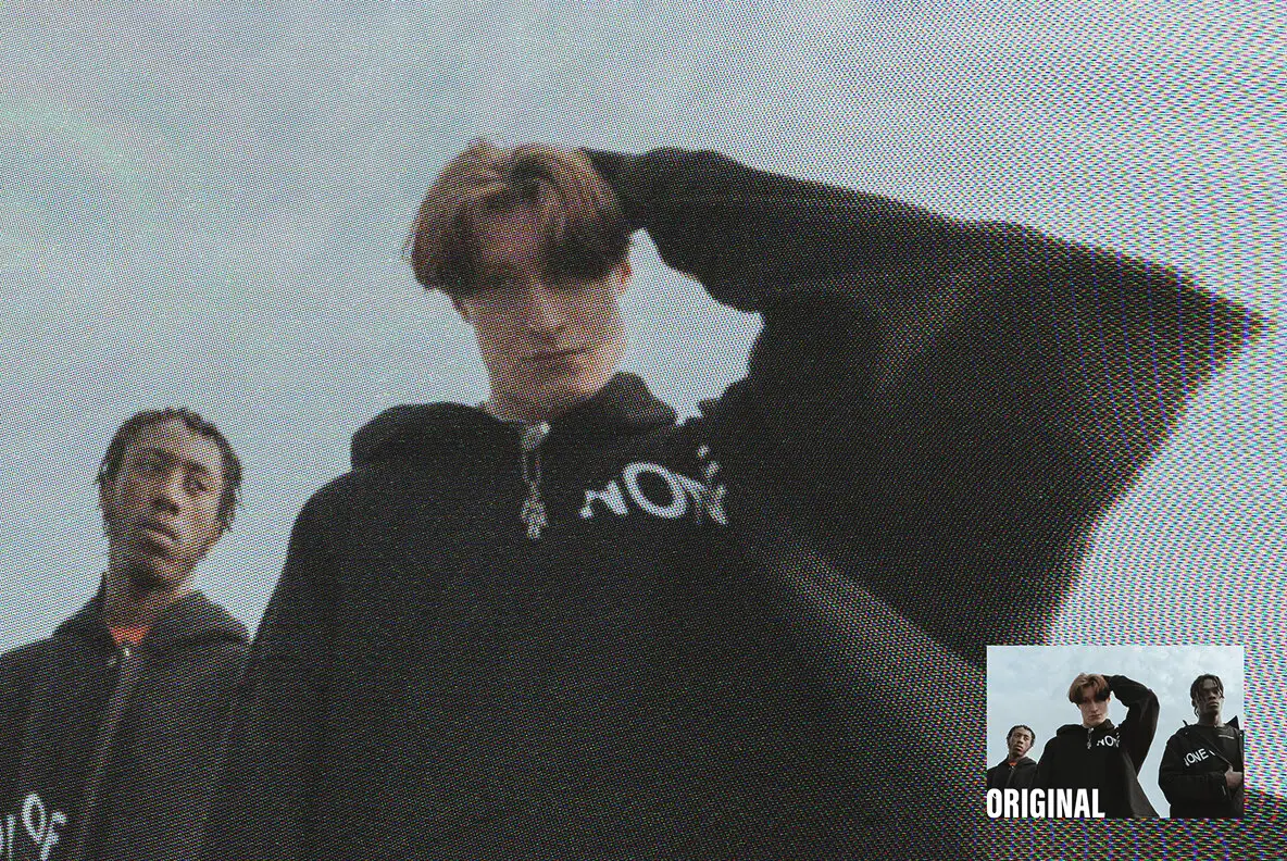 Bad Signal Photo Effect - YouWorkForThem