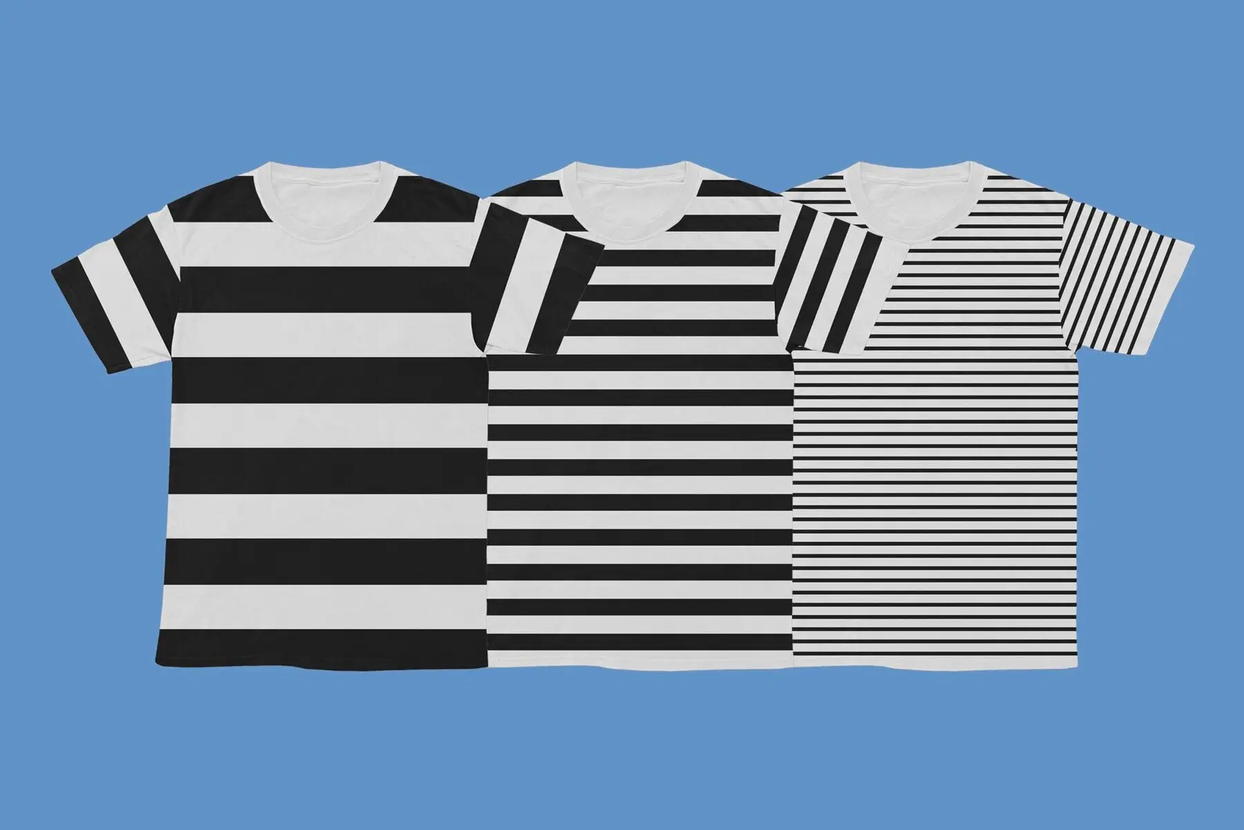 Striped T-Shirt Mockup Mockups - YouWorkForThem