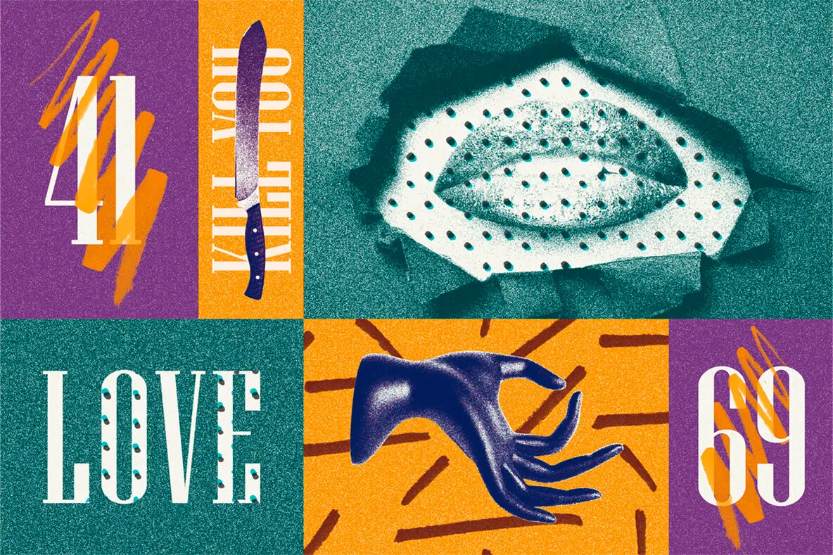 Risoprint Effect Graphics - YouWorkForThem