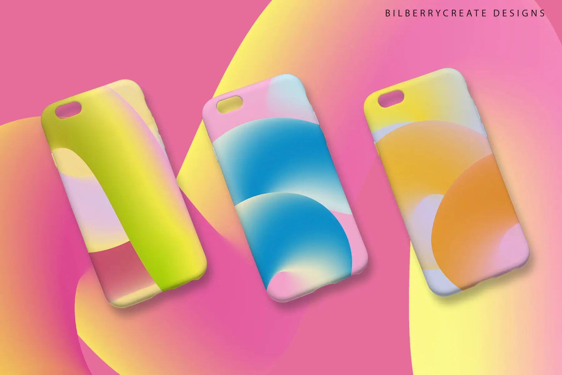 Abstract 3D Forms gradient shapes Graphics - YouWorkForThem