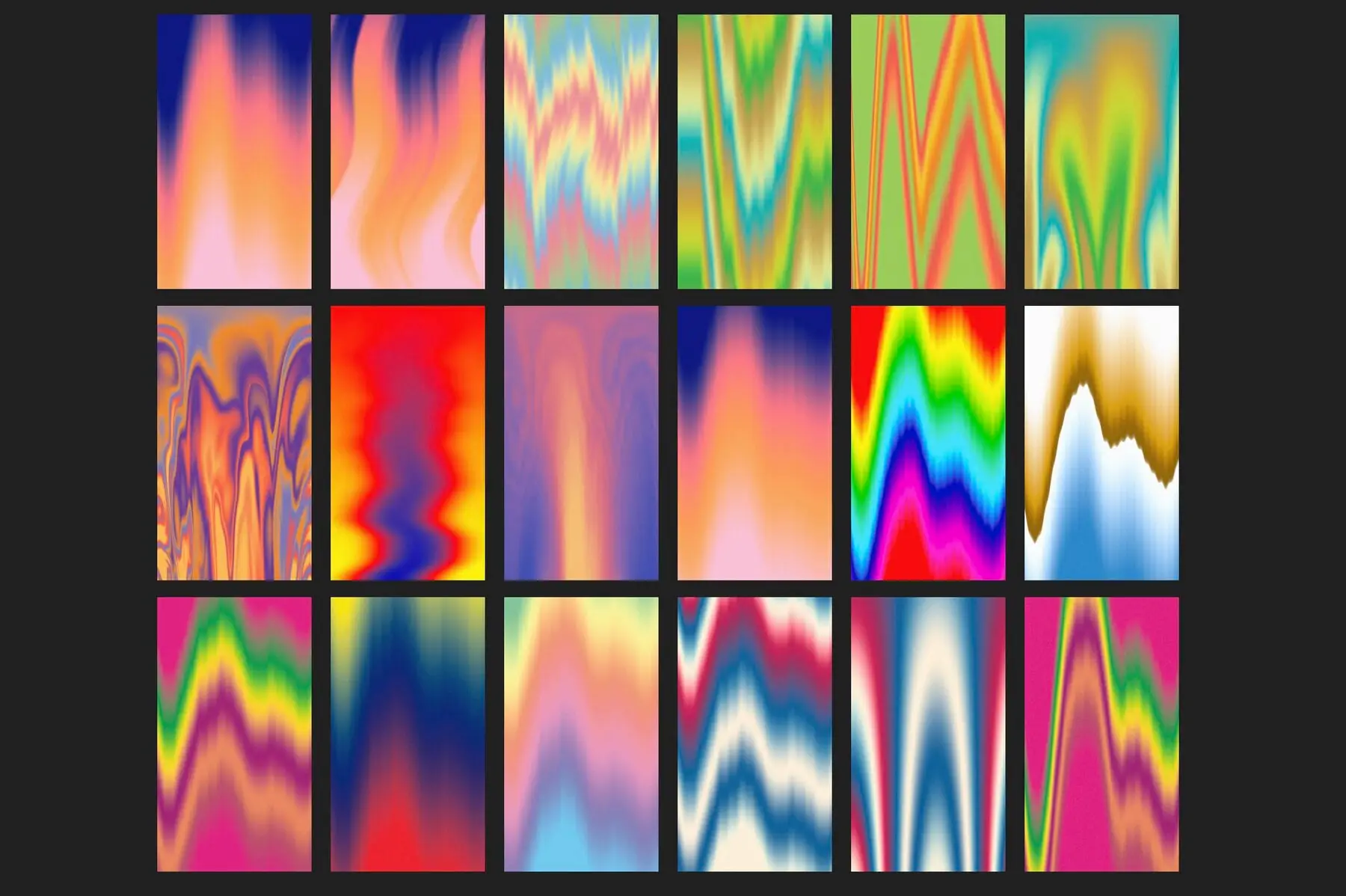 Flowy Gradients Social Media Backgrounds Graphics - YouWorkForThem