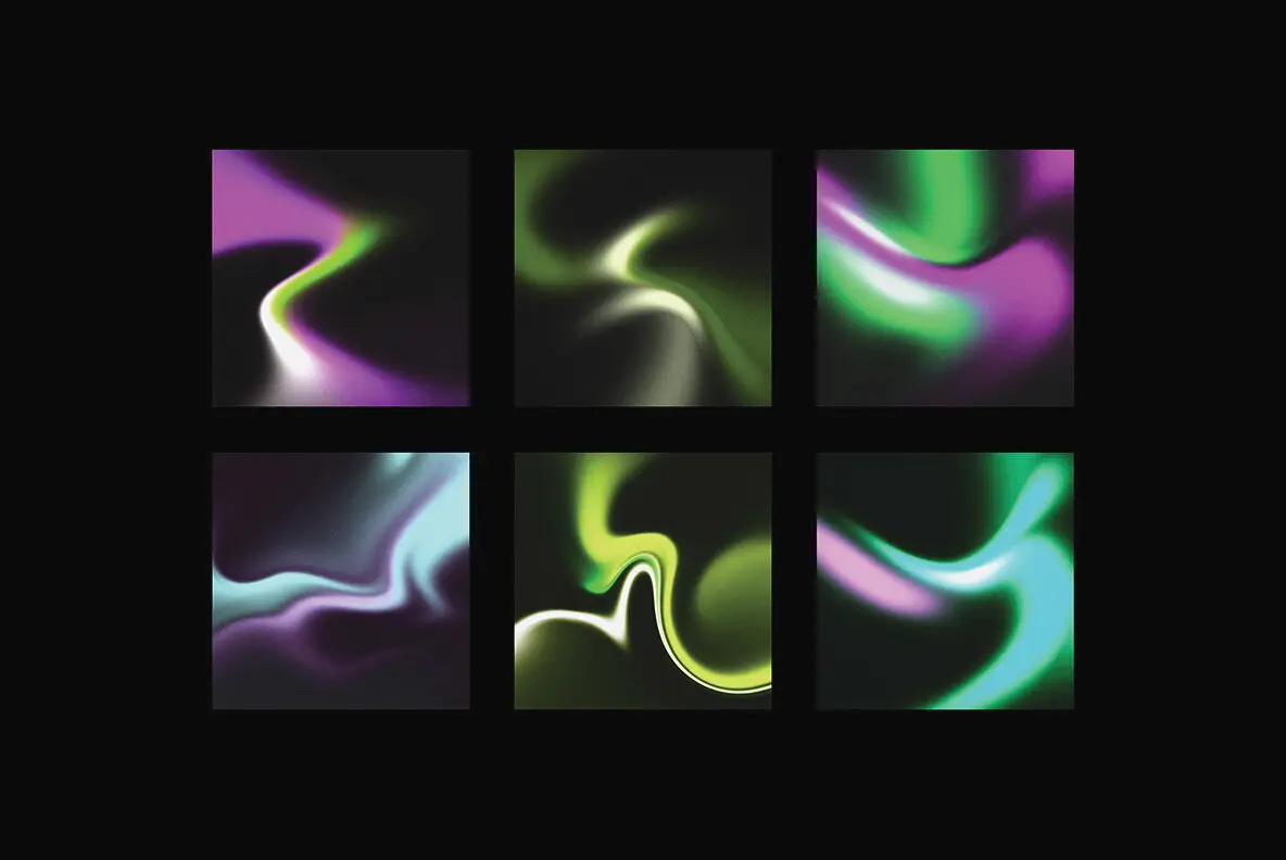Liquid Textures Gradient Collection Graphics - YouWorkForThem