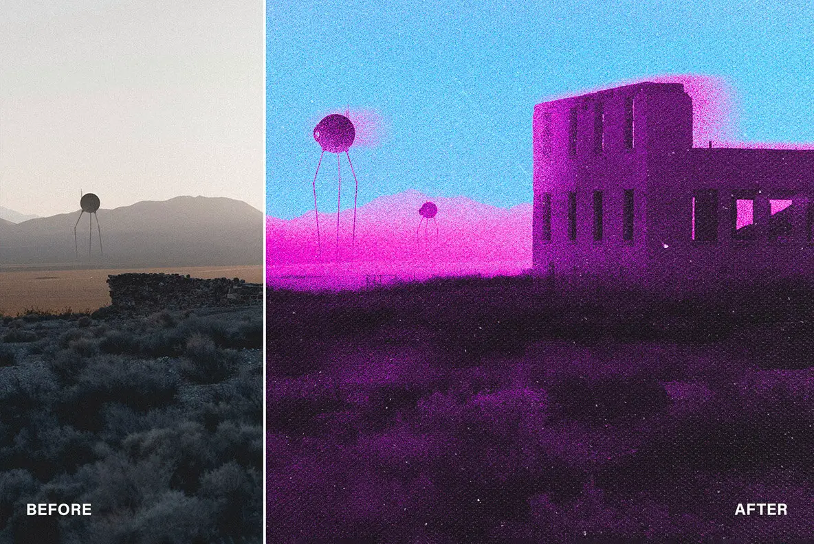 Cosmic Grit Photo Effect - YouWorkForThem