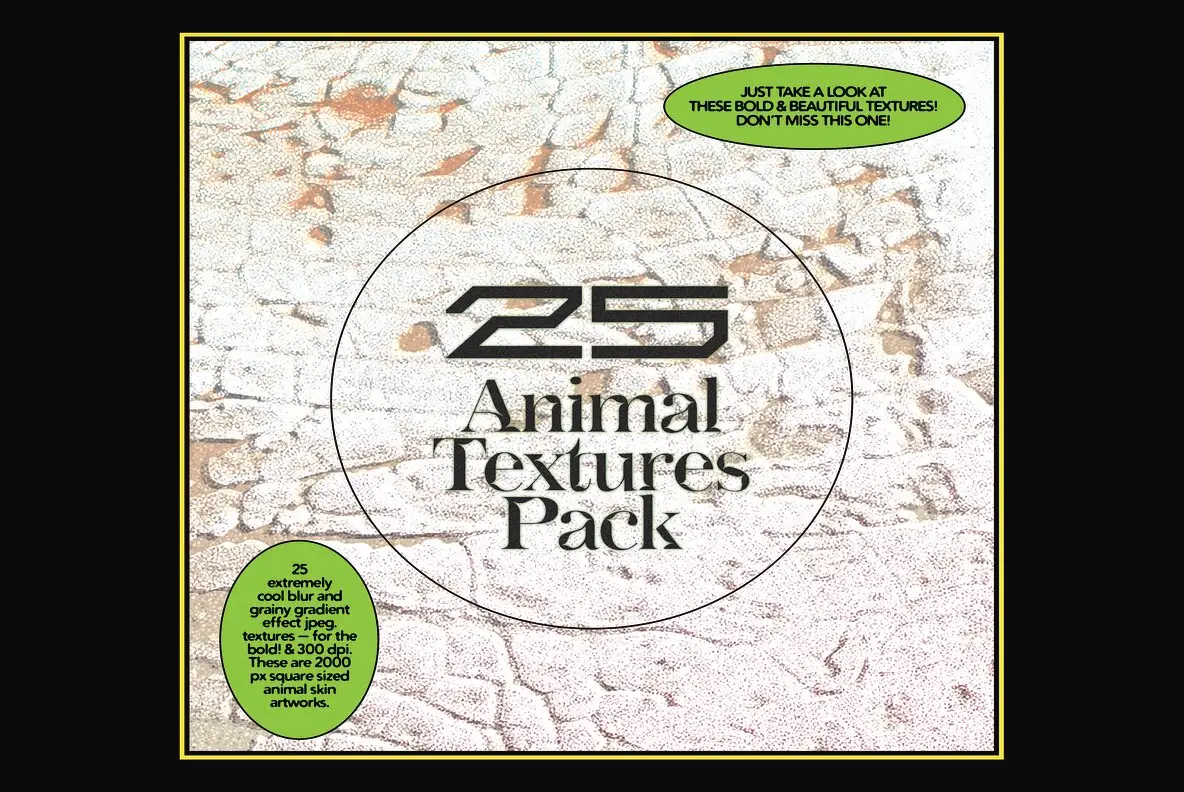 25 Animal Textures Pack Vol.2 Graphics - YouWorkForThem