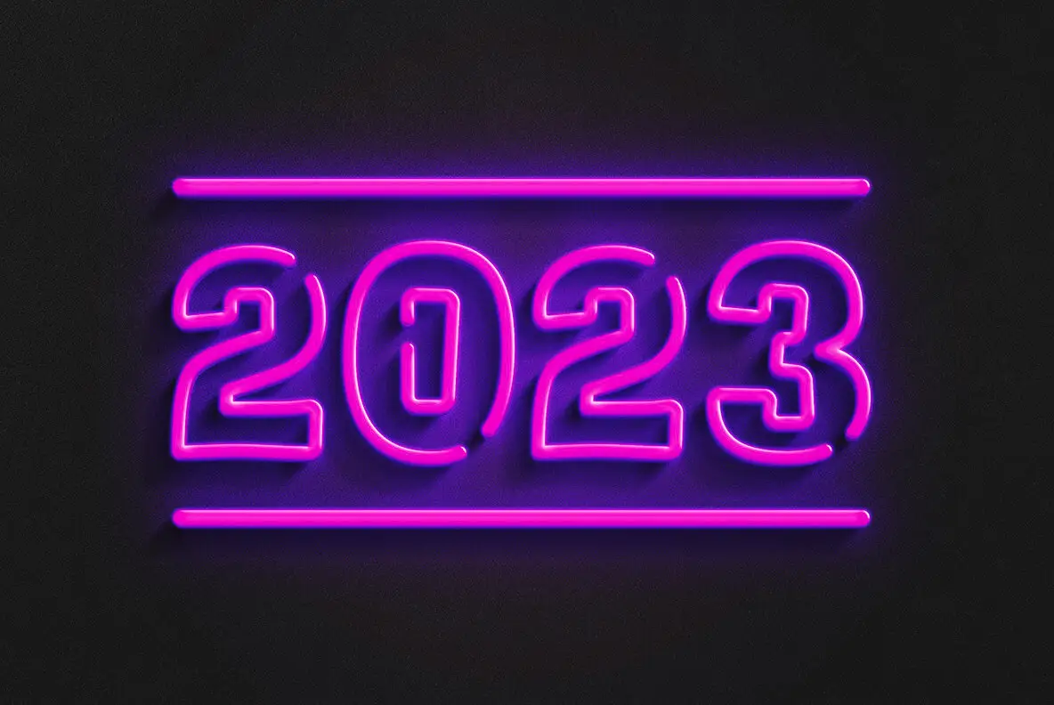 Neon Logo Mockup - YouWorkForThem