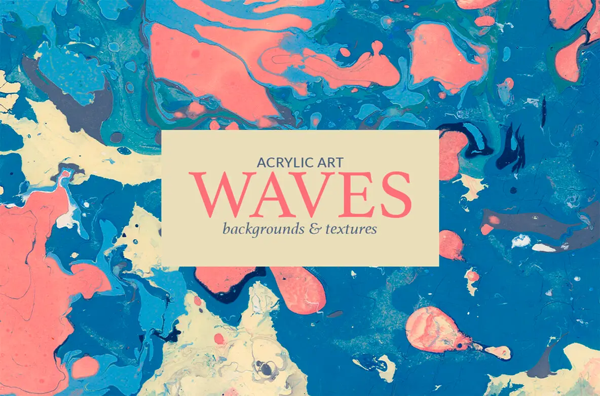 Acrylic art Waves Graphics - YouWorkForThem