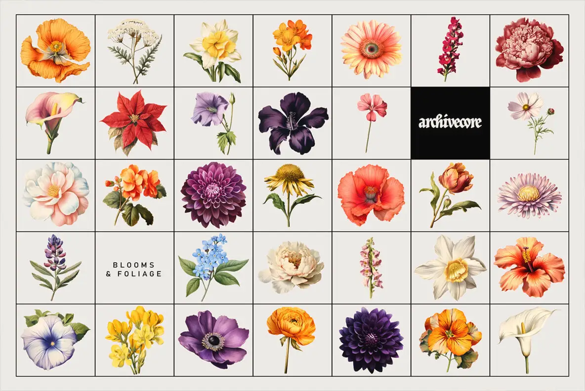 Book Of Flowers 2 Clipart Illustrations - YouWorkForThem