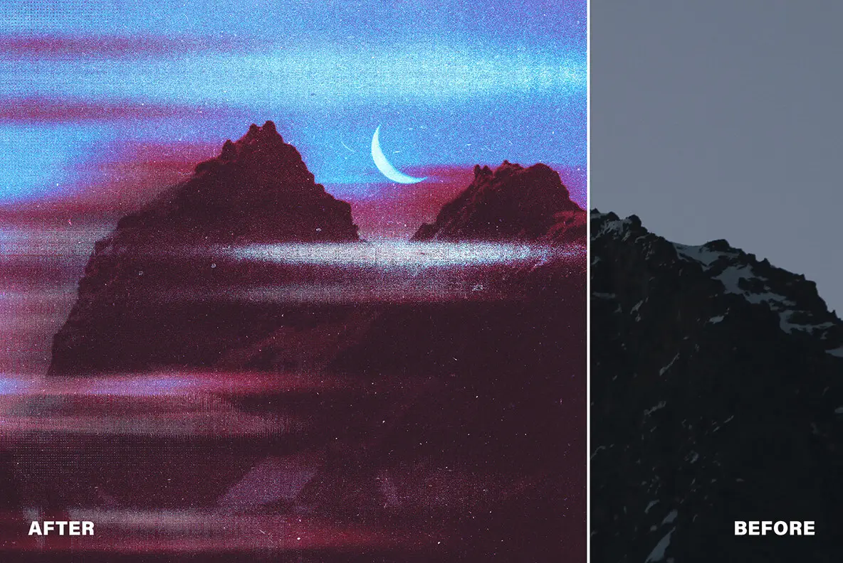 Retro Scan Photo Effect - YouWorkForThem